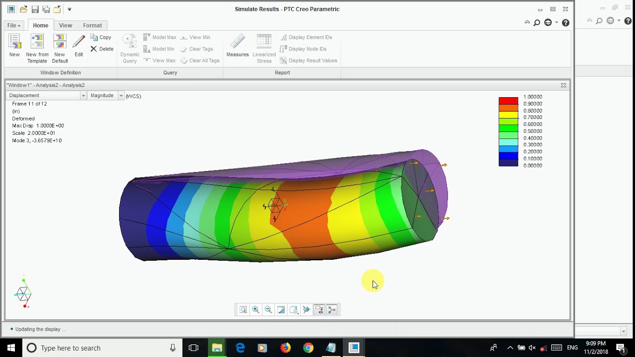 Buckling analysis in Creo Simulation - YouTube
