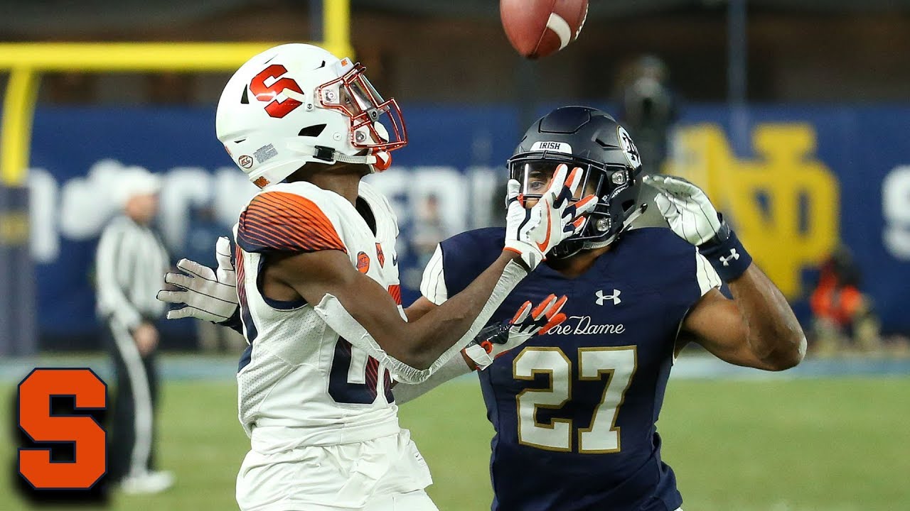Syracuse WR Taj Harris Top Plays 2018 - YouTube