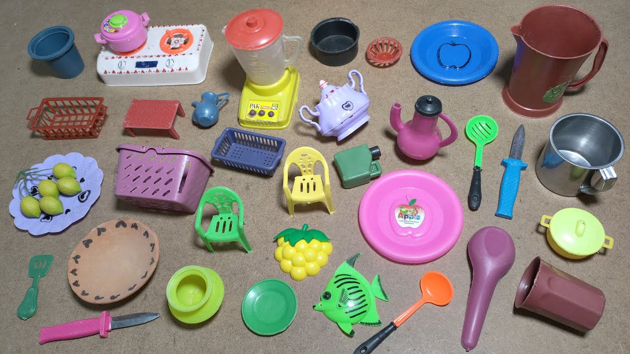 Unboxing plastic tiny Sanrio cooking set | mini cooking toy | hello ...