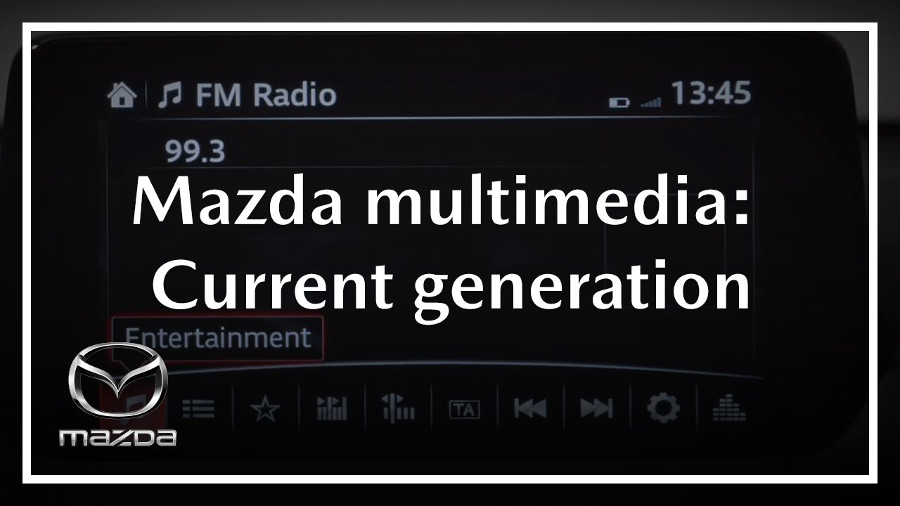 How to Use Mazda Multimedia | Original generation - YouTube