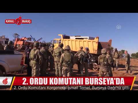2. Ordu Komutanı Korgeneral İsmail Temel Burseya Dağı'nda