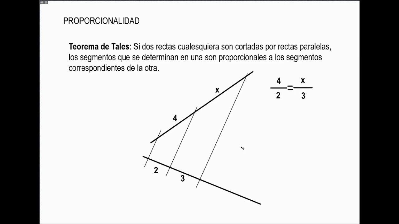 1-DIBUJO TÉCNICO: CUARTA PROPORCIONAL - YouTube