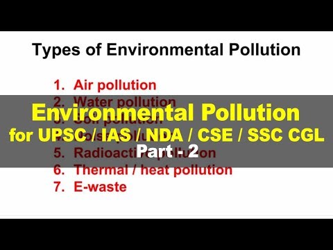 What Are The Four Types Of Environmental Pollution