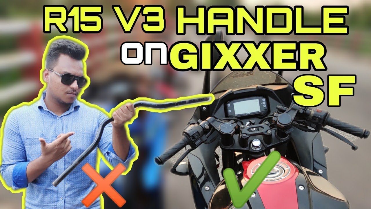Gixxer Sf Handle Bar Modification Clip On Installation Guide Akib