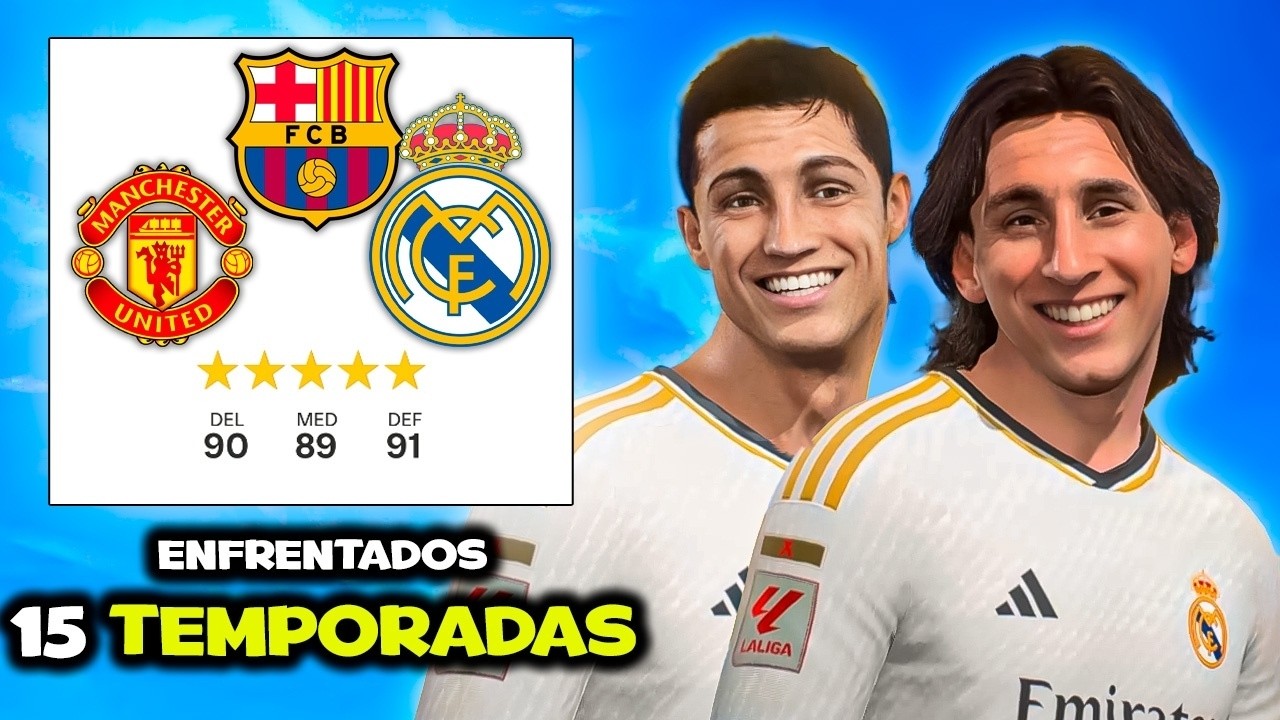 CRISTIANO RONALDO vs LIO MESSI en FC 24 - YouTube