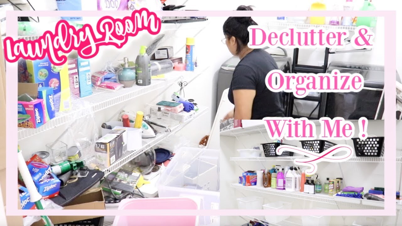 CLEAN MY MESSY LAUNDRY ROOM WITH ME !! |EXTREME LAUNDRY MOTIVATION 2020 ...