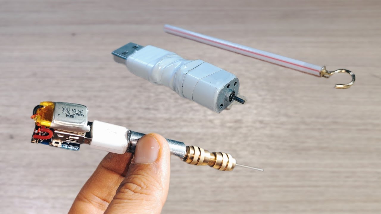 Making mini drill and mini mixer with DC motor - YouTube