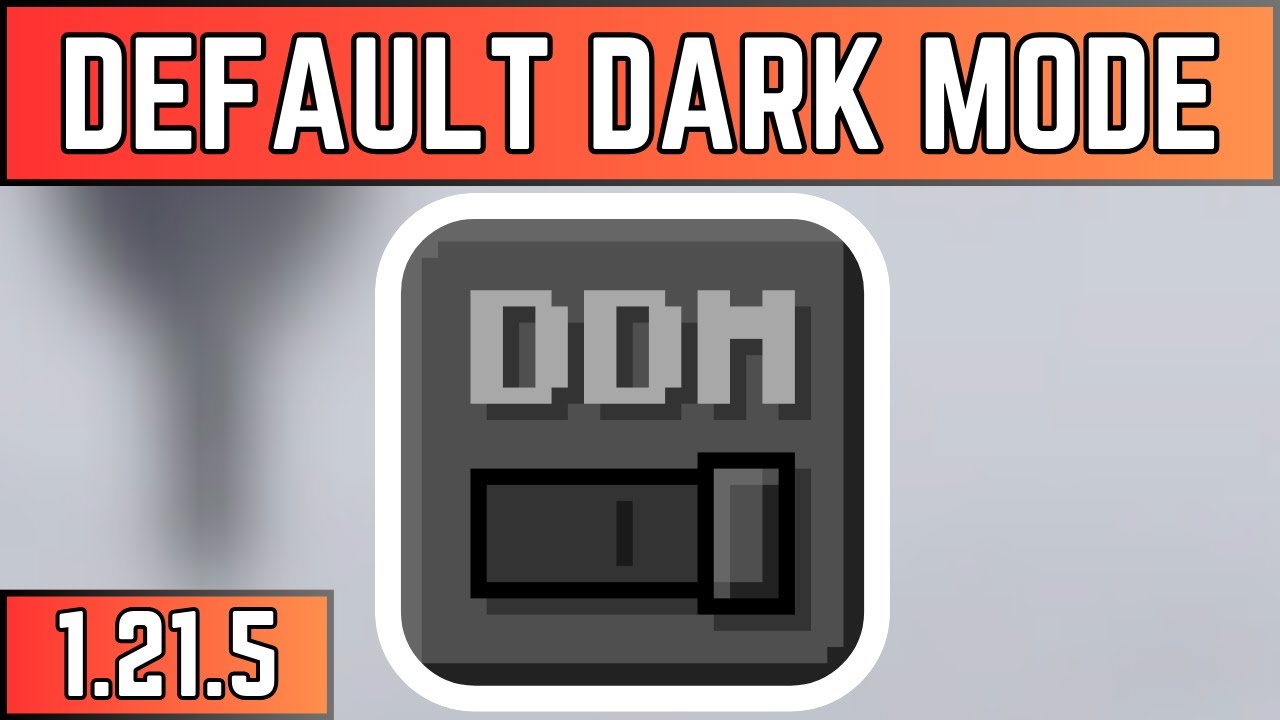 How To Download & Install Default Dark Mode For Minecraft 1.21.7 | Default Dark Mode 1.21.7 ...
