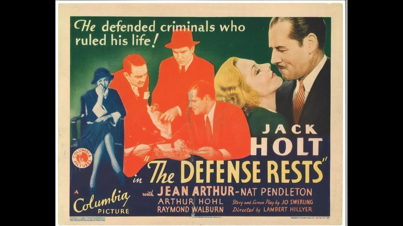 The Defense Rests 1934 Drama - very good quality - Starring Jean Arthur ...