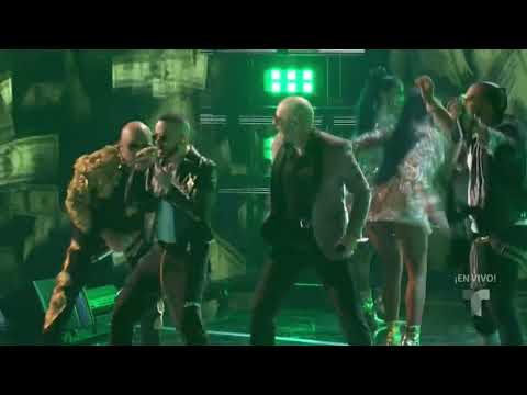 Pitbull, Wisin & Yandel y El Alfa interpretan 'Moviéndolo' /  Premios Billboard 2020