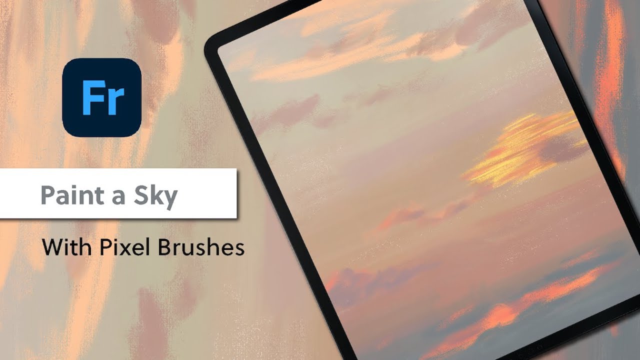 How to paint a Sky - Adobe Fresco Tutorial - YouTube