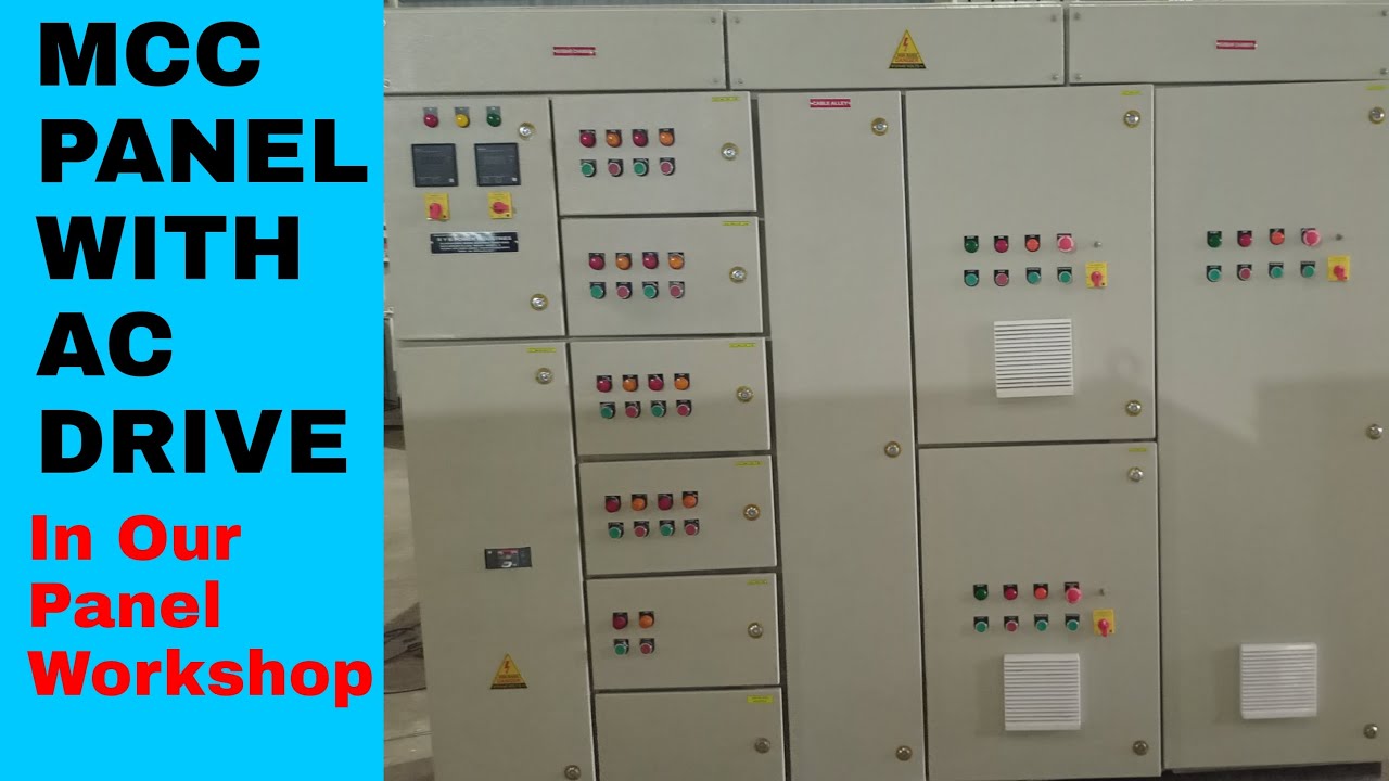 MCC PANEL WITH AC DRIVE In Our Workshop - YouTube
