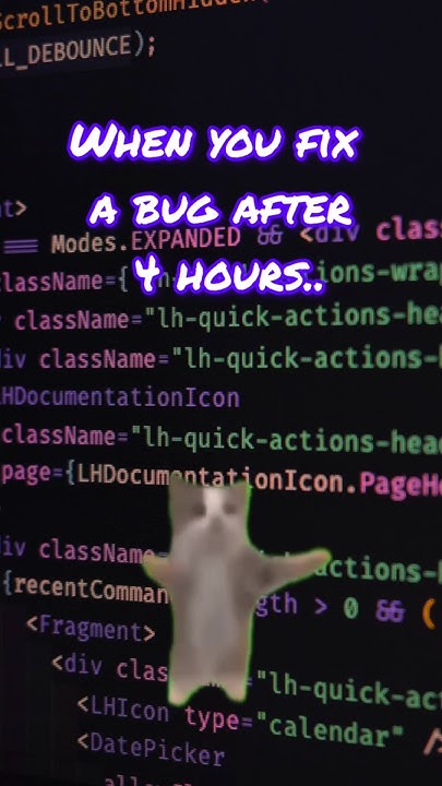 when fixing a bug breaks everything #programming #bugfixed #devhumor - YouTube
