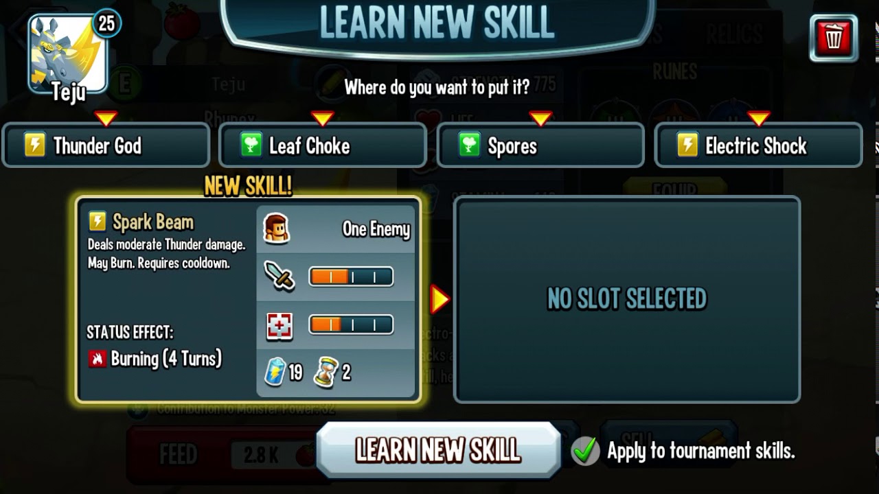 Monster Legends pt21 Rhynex - Feeding to 25 and Dungeon Battle - YouTube