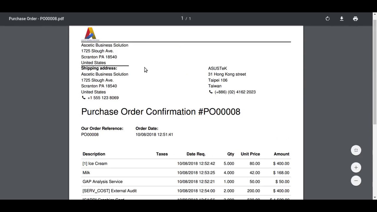 Purchase Order Reports based on Product Category in odoo v11 - YouTube