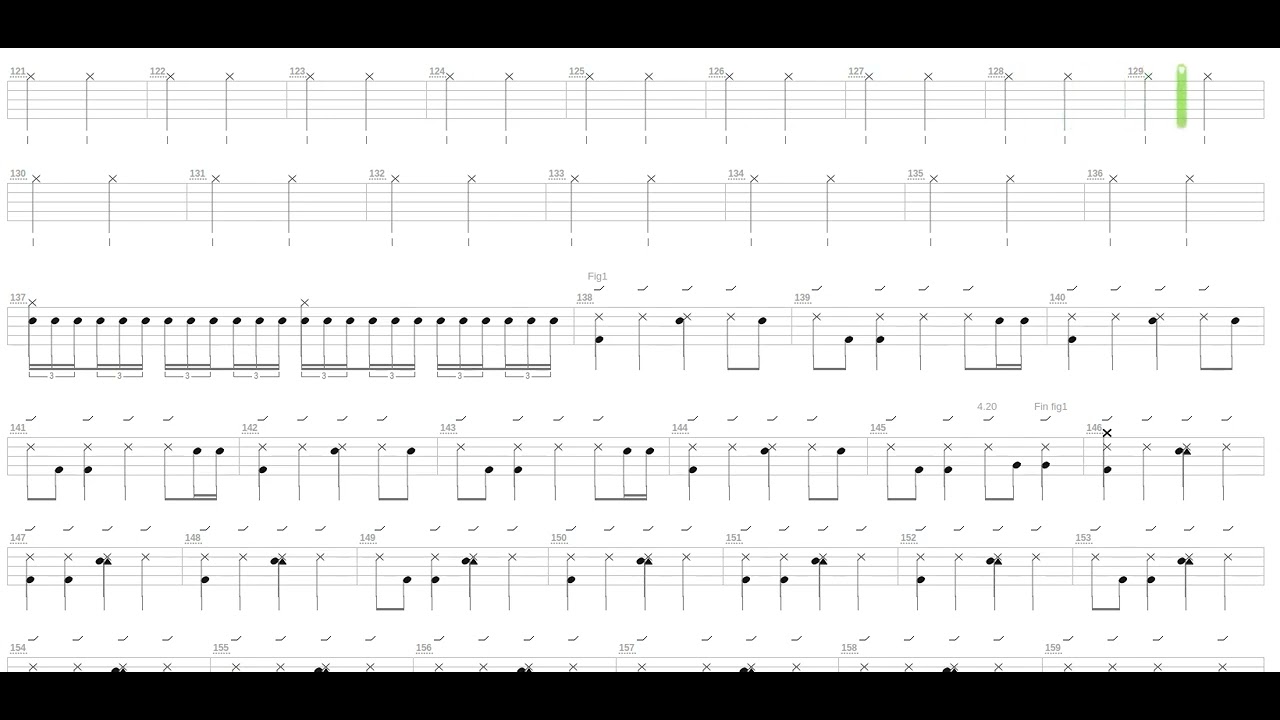 Six Mile Water + Therapy + Drum only + Drum tab - YouTube