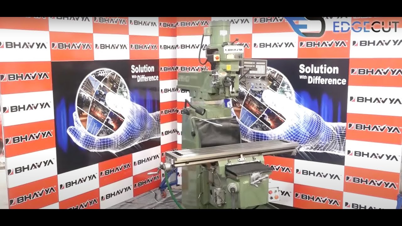 Turret Milling Machine (Model – M6) - Bhavya Machine Tools - YouTube