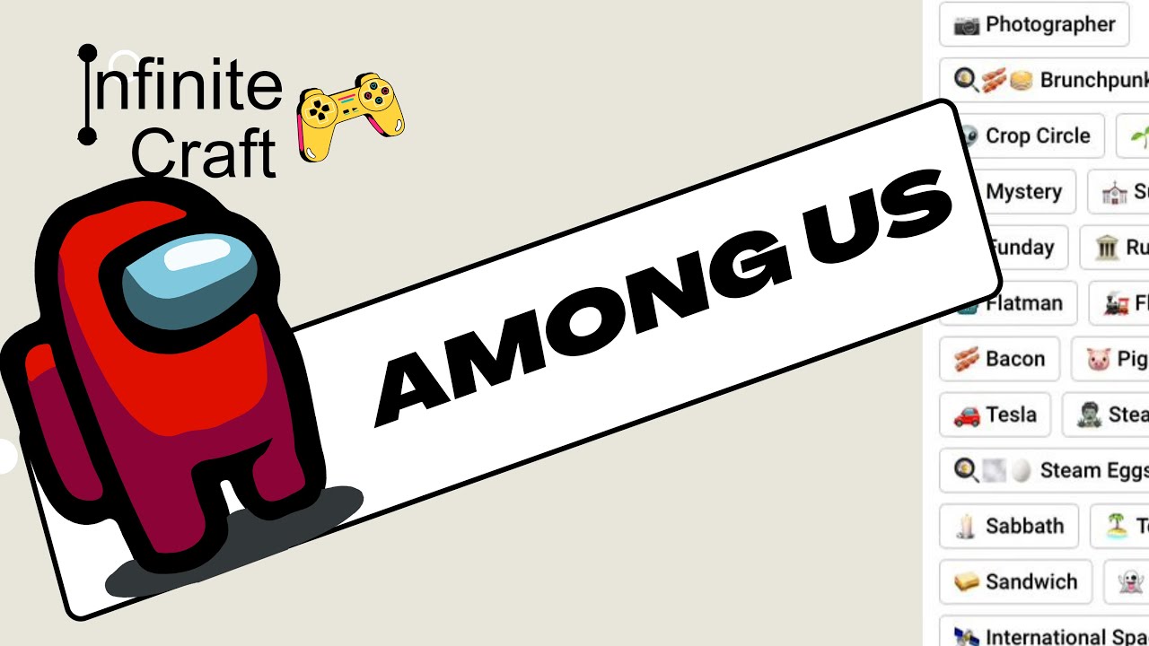 infinite craft - among us @cheatlittlealchemy - YouTube
