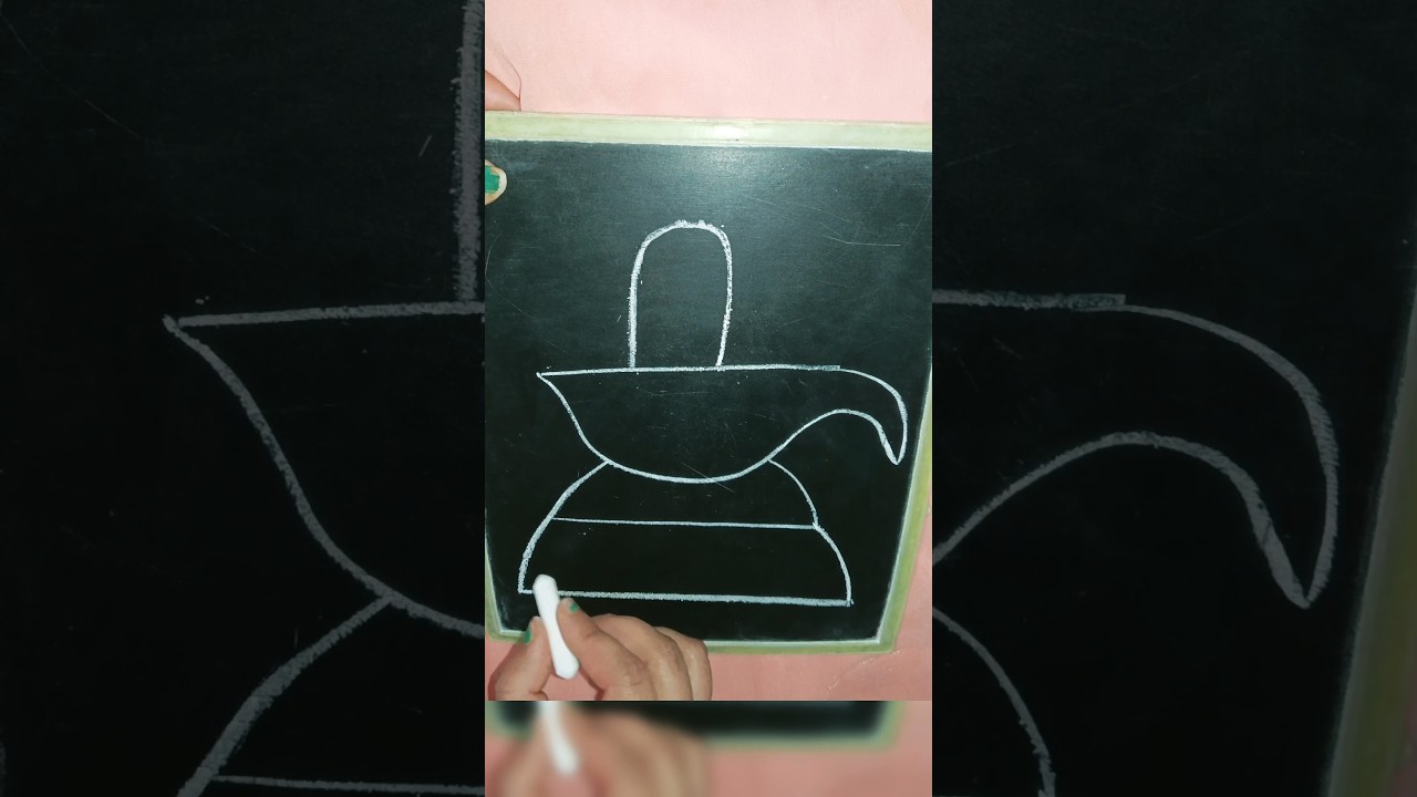 How to Draw shivling hand drawing 🙏🙏🙏||#ytshorts#shorts#viral#video ...