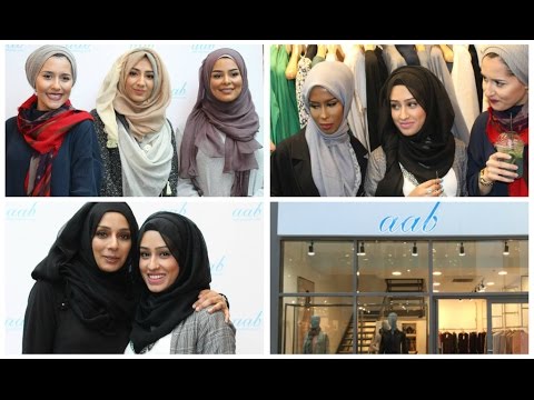AAB Collection Store Launch   with Dina Tokio, Lifelongpercussion and Basma K (live hijab tutorials)