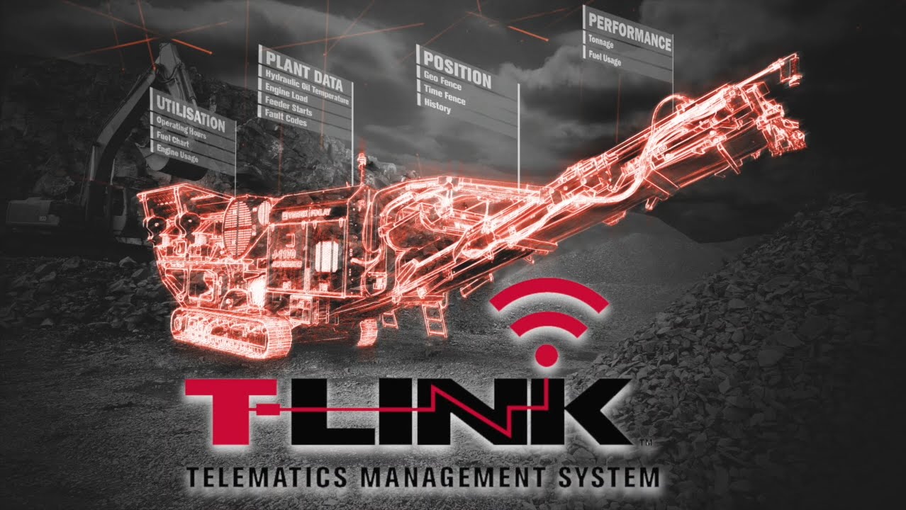 Terex Finlay T-Link Telematics System - YouTube