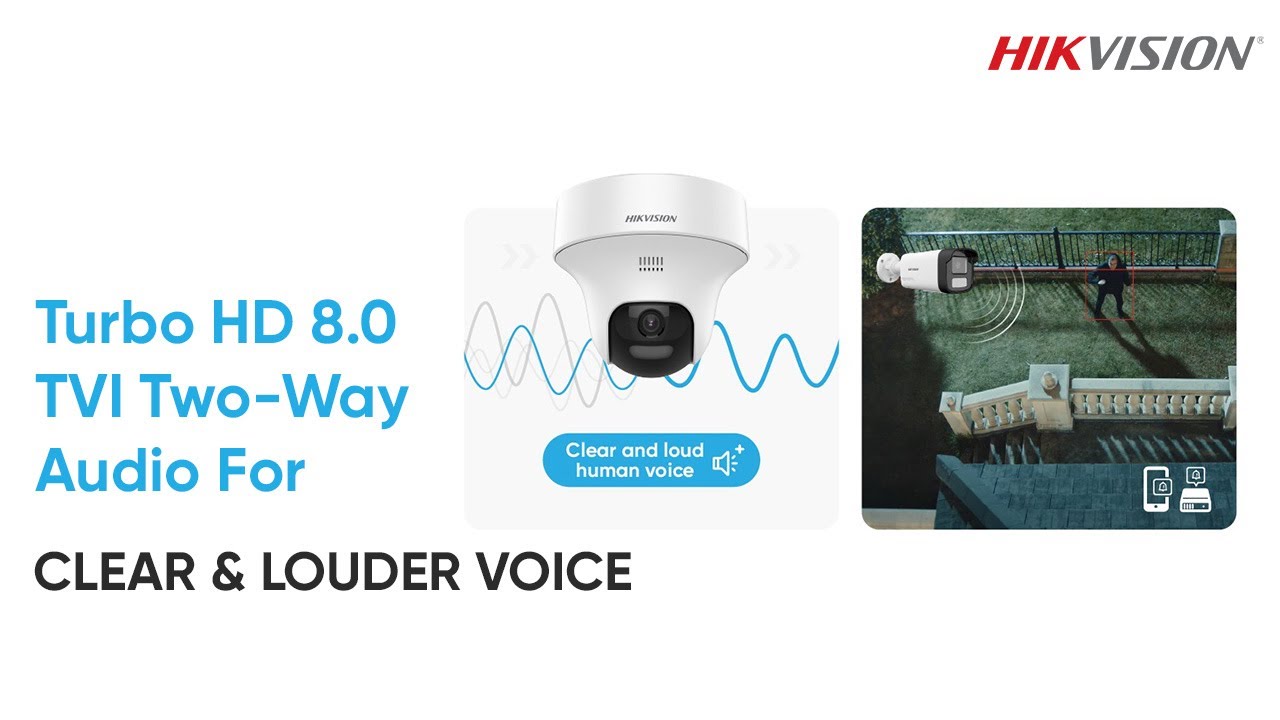 Hikvision Turbo HD 8.0 with Two way Audio Technology - YouTube
