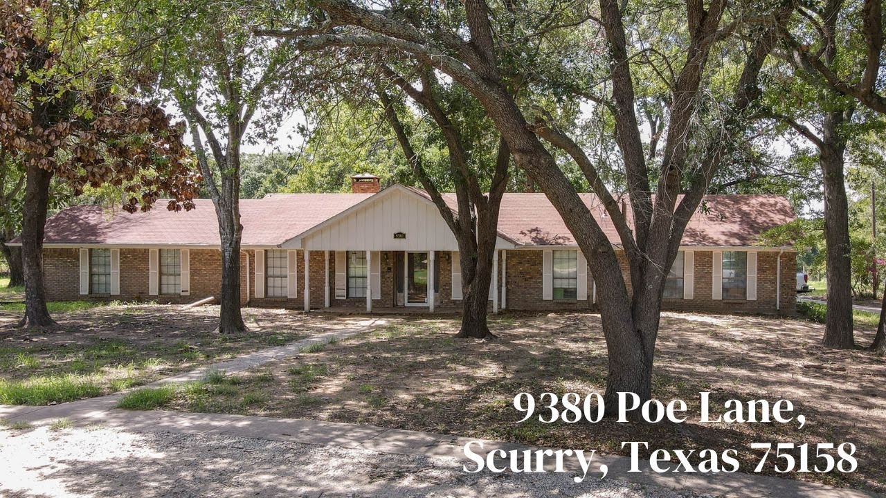 9380 Poe Lane | Scurry, Texas 75158 - YouTube