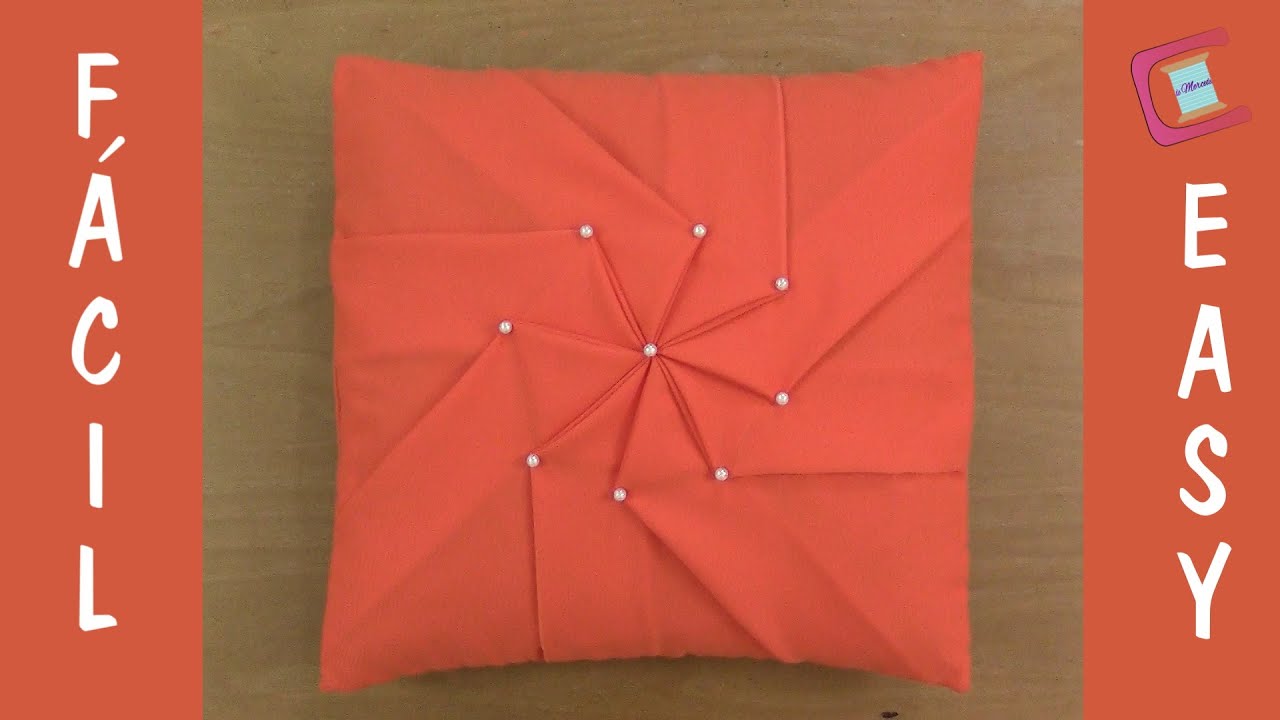 🧡Cojín Drapeado Diana🧡SMOCKING CUSHION-CAPITONE-FABRIC MANIPULATION ...