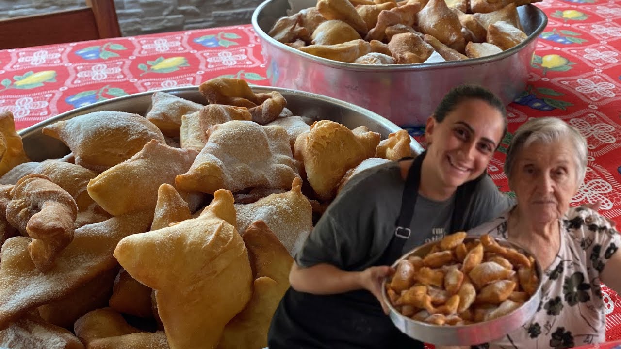 CRUSTOLI OU GROSTOLI | RECEITA ITALIANA DE FAMÍLIA | RENDE MUITO ...