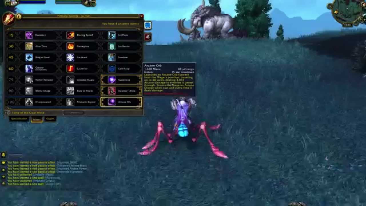 Arcane orb - Mage - New WOD spell Effect - YouTube