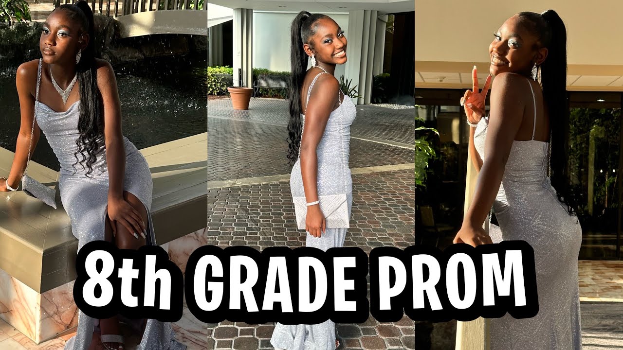 HER 8TH GRADE PROM - YouTube