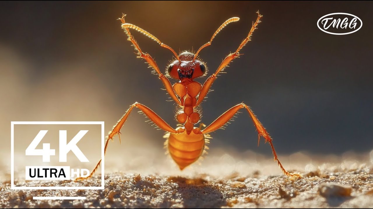 Fascinating Insects with Relaxing Music 4K Video | Stress Relief and ...