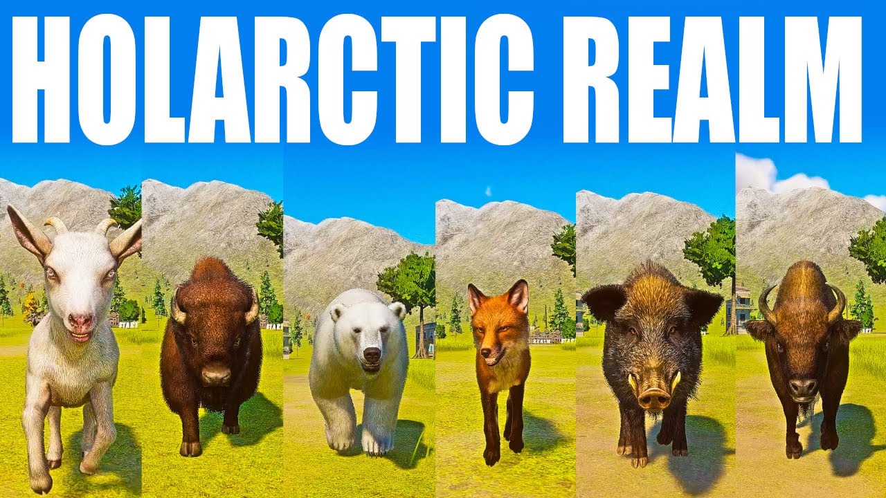 Holarctic Animals Speed Race in Planet Zoo included Wisent, Boar, Fox ...