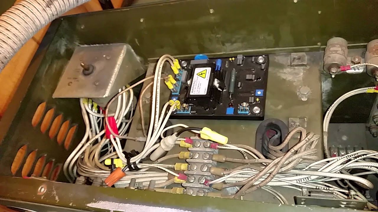 MEP-016D AVR REPLACEMENT OVERVIEW - YouTube