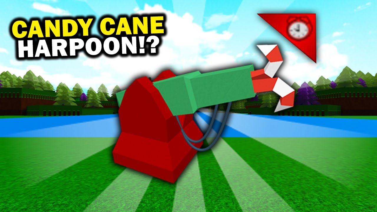 CANDY CANE HARPOON UPDATE!? | Build a boat for Treasure ROBLOX - YouTube