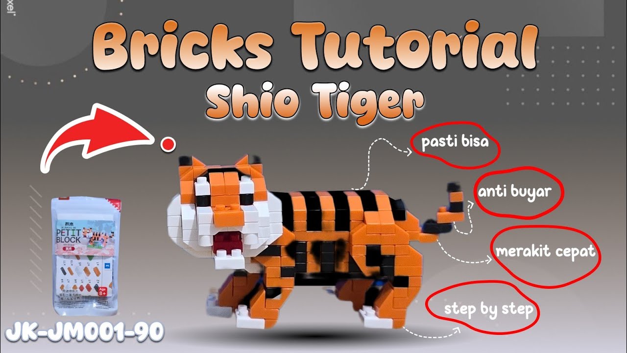 HOW TO MAKE A MINI LEGO BRICKS NANO BLOCK JIKE PETIT SHIO SERIES JK ...