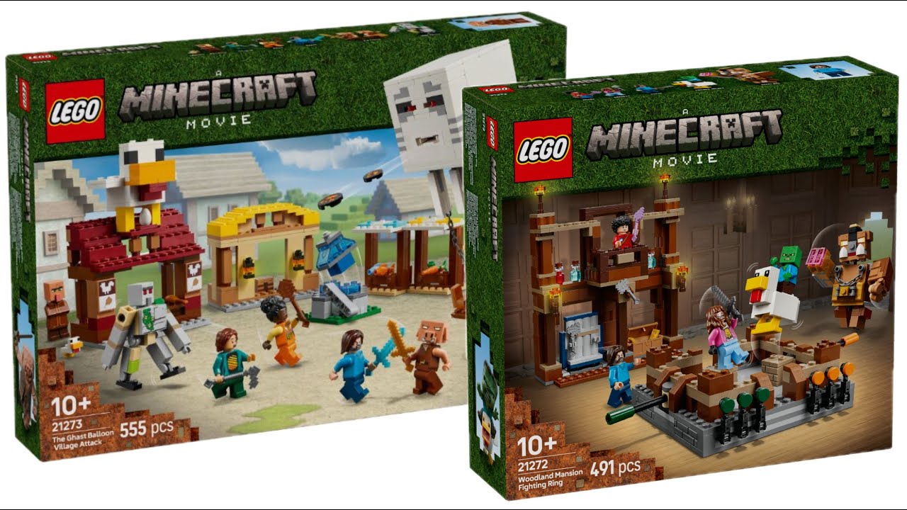 All Lego Minecraft movie sets 2025 compilationcollection speed build ...