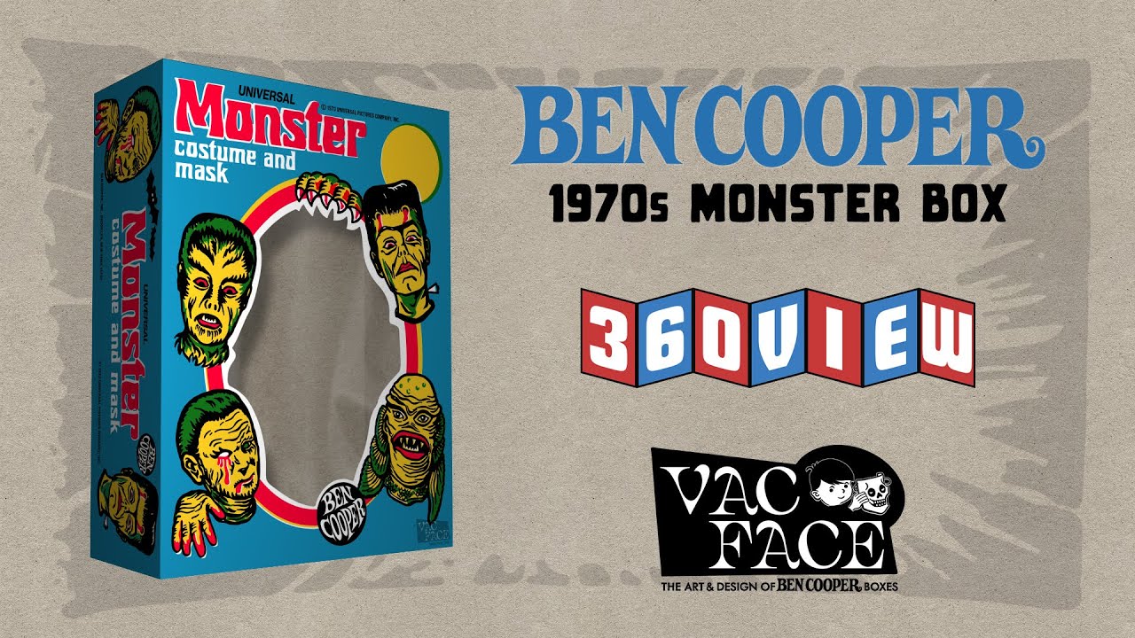 Ben Cooper 1970s (Universal) Monster Box - 360 View - VacFace Library ...