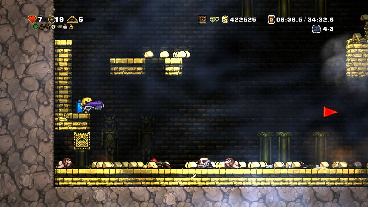 Spelunky - 100% City of Gold Clear - YouTube