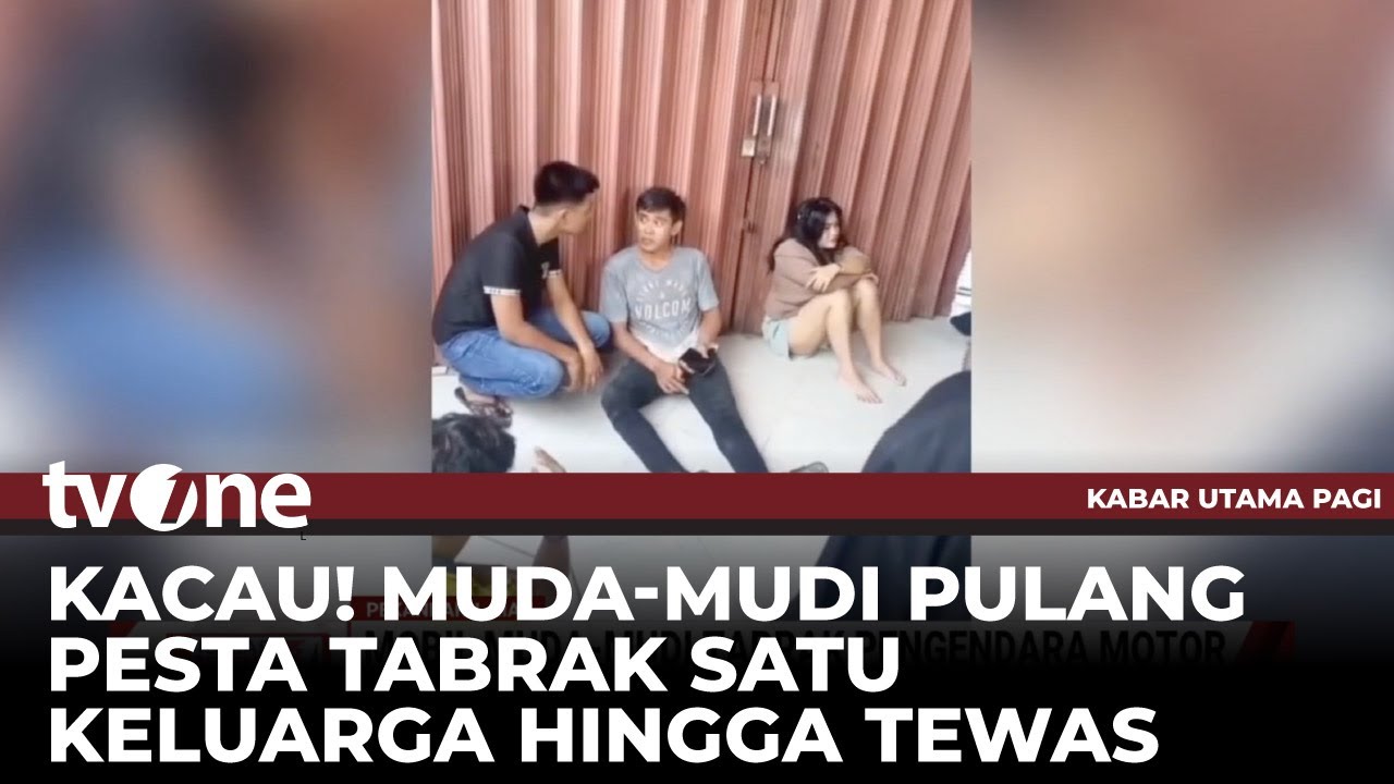 Muda-mudi Pulang Pesta Tahun Baru Tabrak Pengendara Motor Hingga Tewas | Kabar Utama Pagi tvOne ...