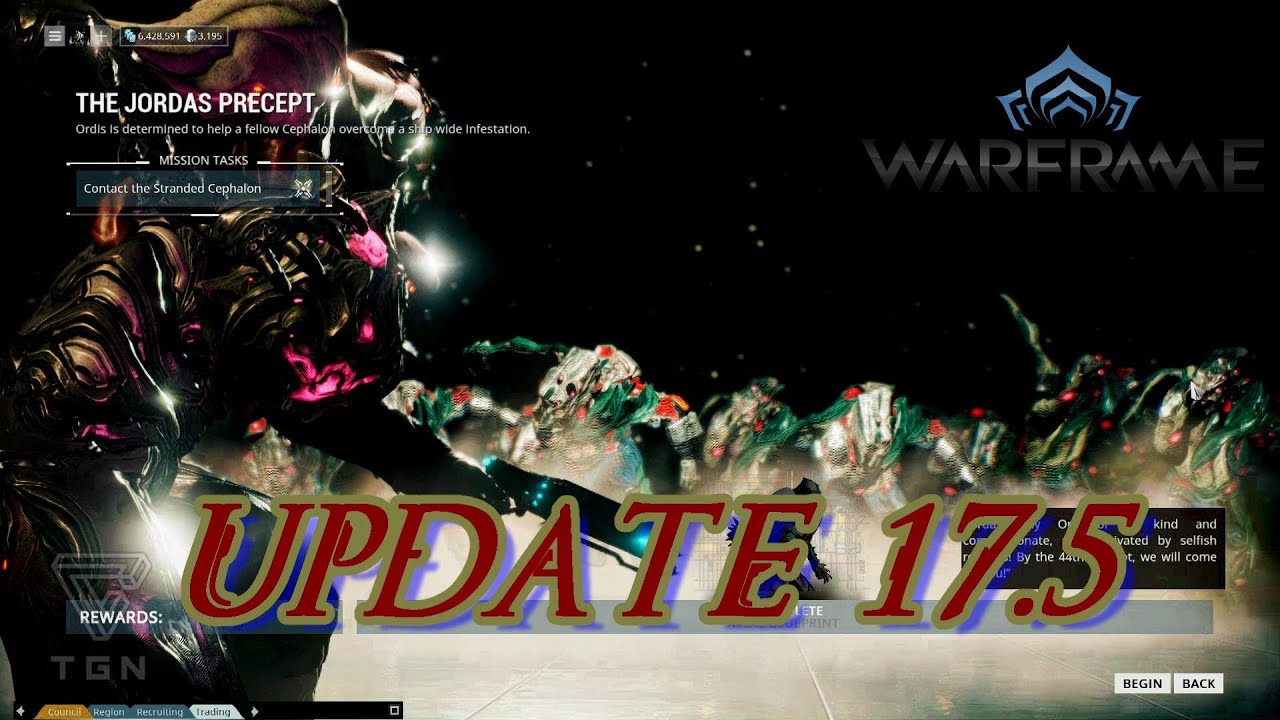 Warframe Update 17.5 New Frame, Quest, Weapons. - YouTube