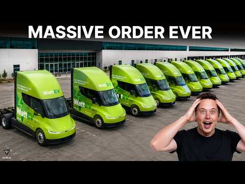 Tesla Semi New Massive Order & Production Destroy Trucking Industry