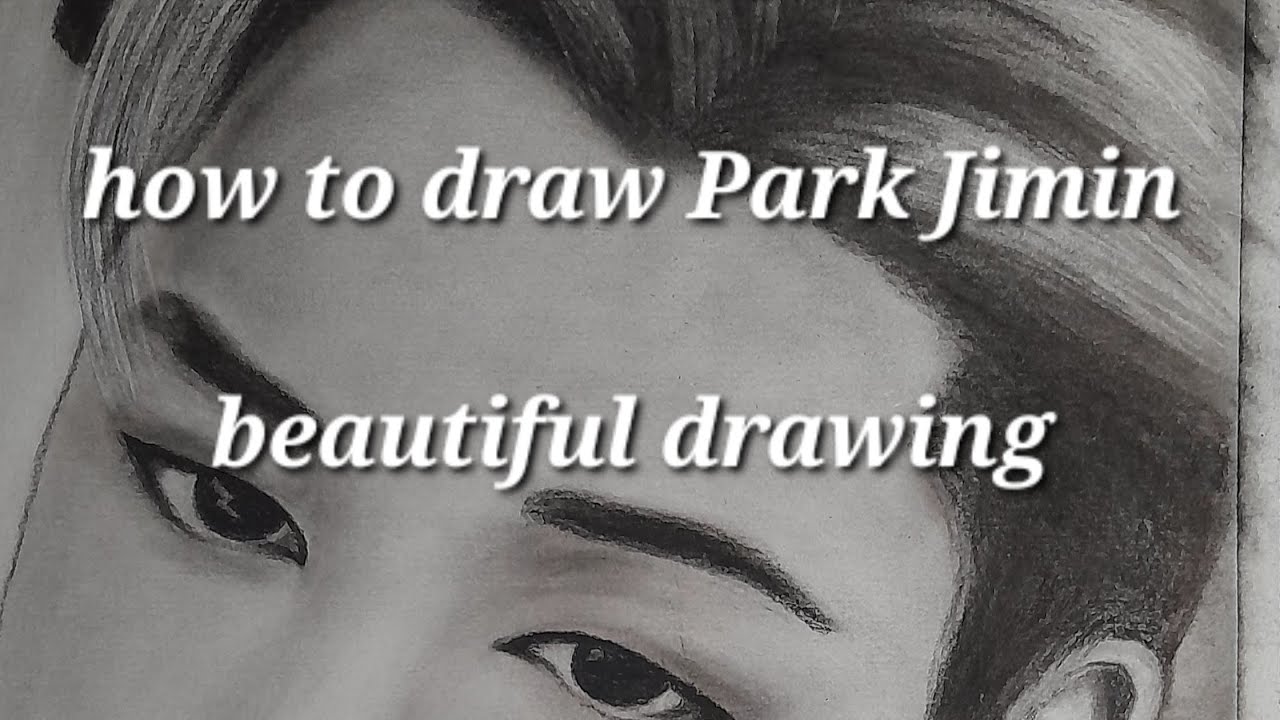 how to draw PARK JIMIN face outline step by step 👍 @PratimaKaushal-w3y ...