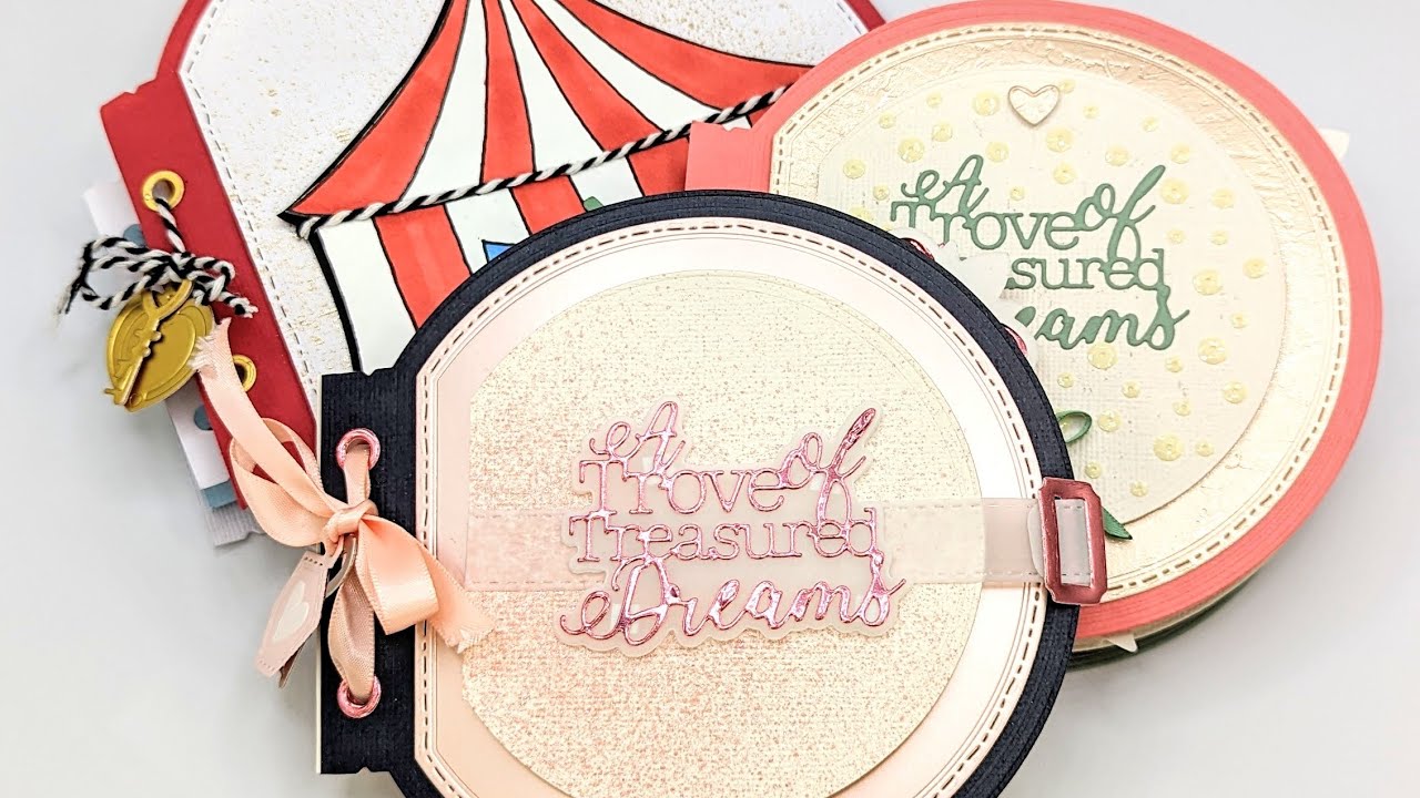 Tonic Studios Treasured Dreams My Memory Book Tutorial 5181e - YouTube