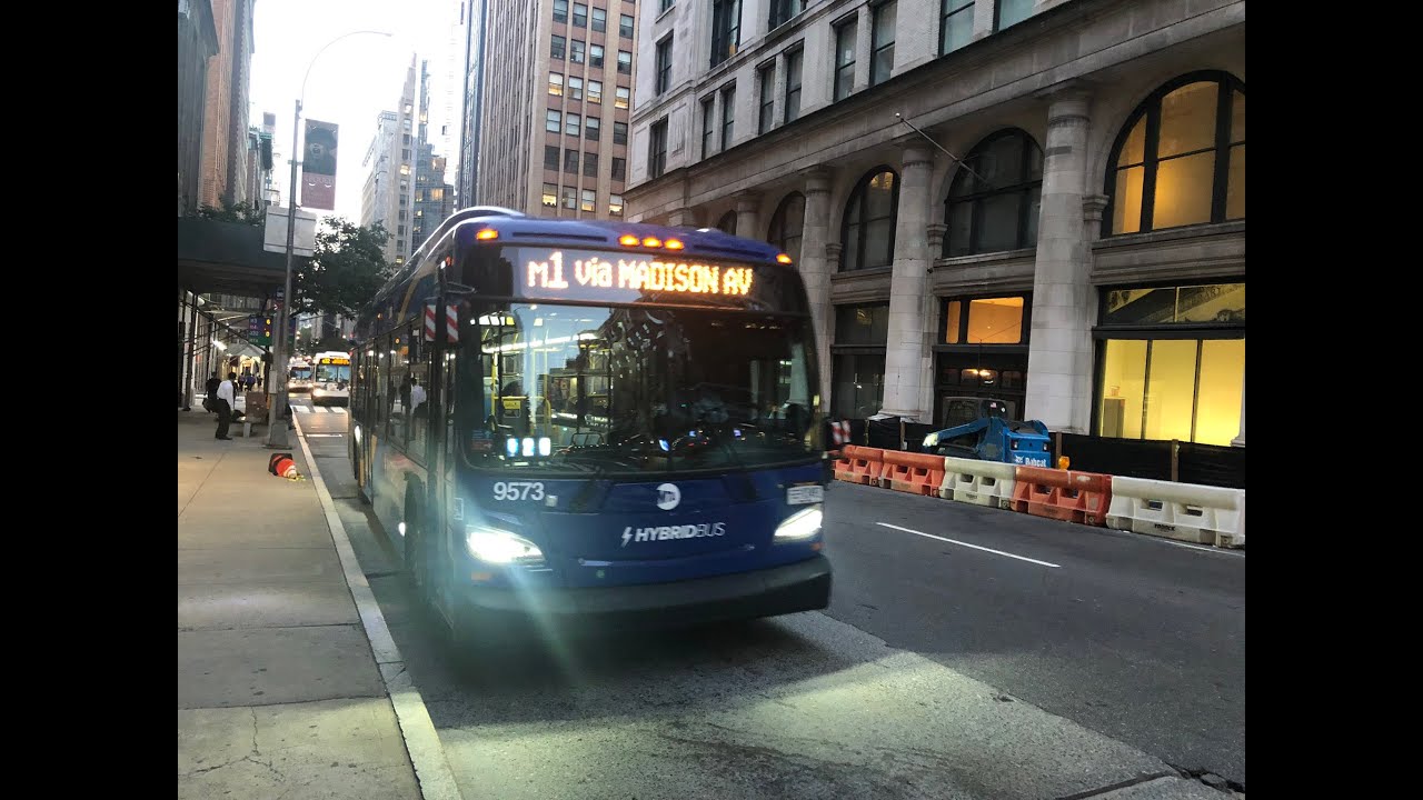 MTA NEW BREED: On Board 2021 NFI XDE40 Hybrid Xcelsior #9573 On The M1 ...