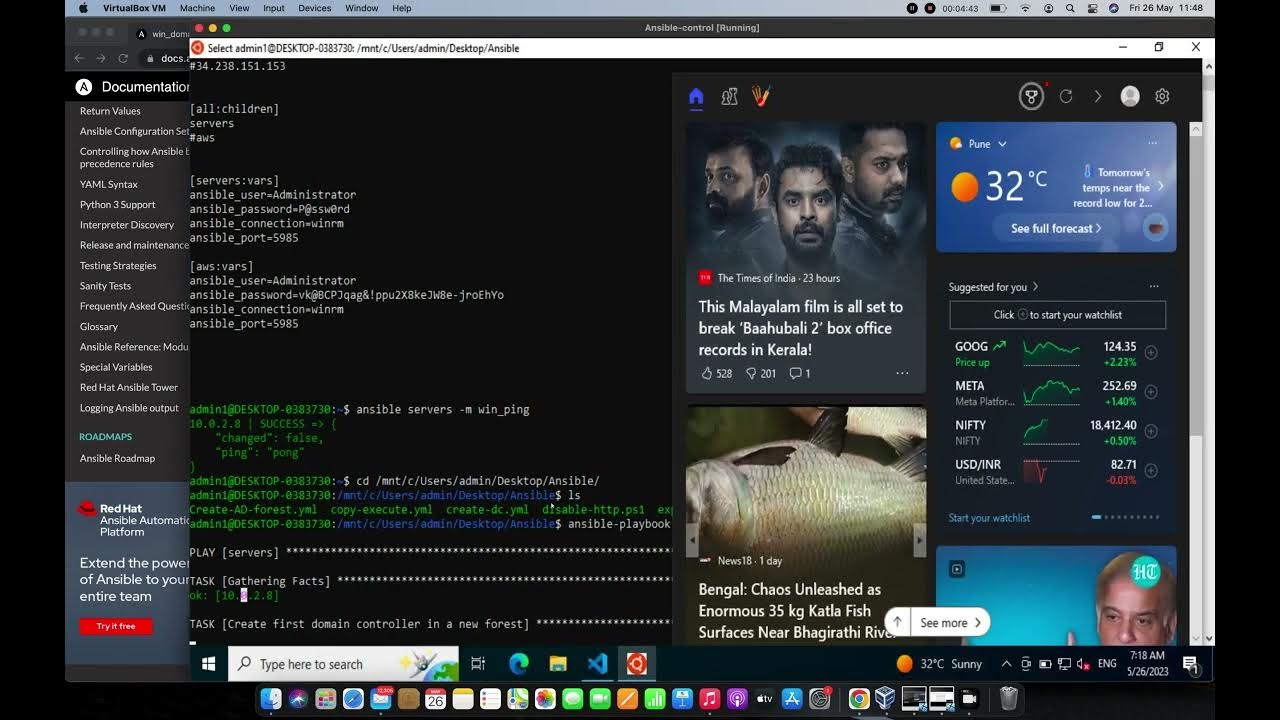 Build ActiveDirectory forest using Ansible - YouTube