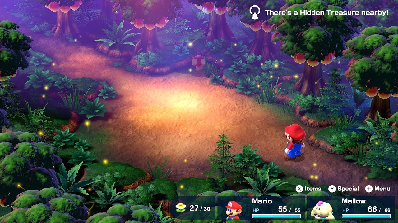 Forest Maze Hidden Treasure #1 - Super Mario RPG - YouTube