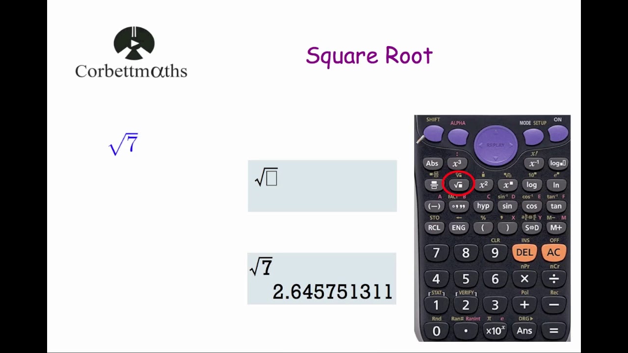 Square Root Corbettmaths YouTube Square Root Corbettmaths YouTube