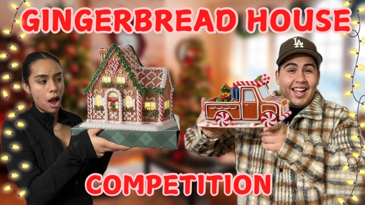 GINGERBREAD HOUSE COMPETITION - YouTube