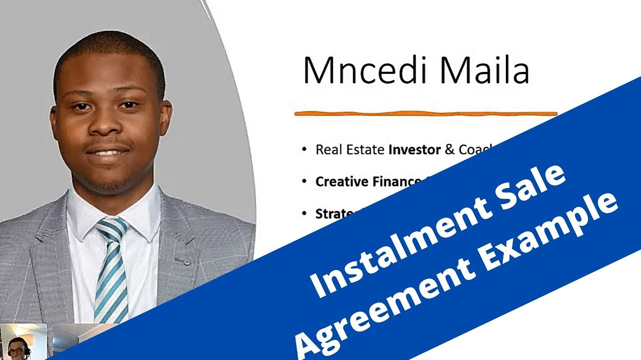 Student Success Case Study - Mncedi Maila (Instalment Sale Example ...